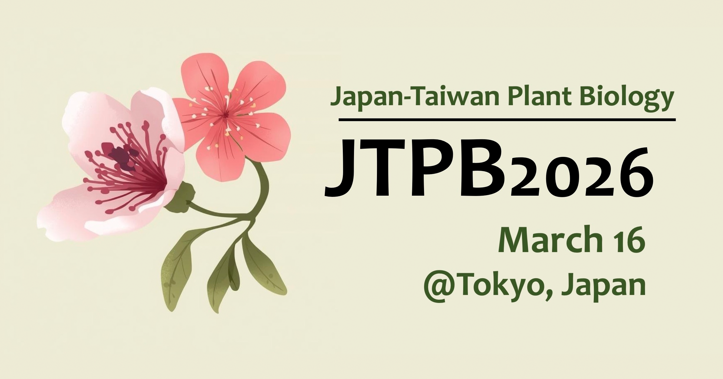 Information｜Japan-Taiwan Plant Biology 2026